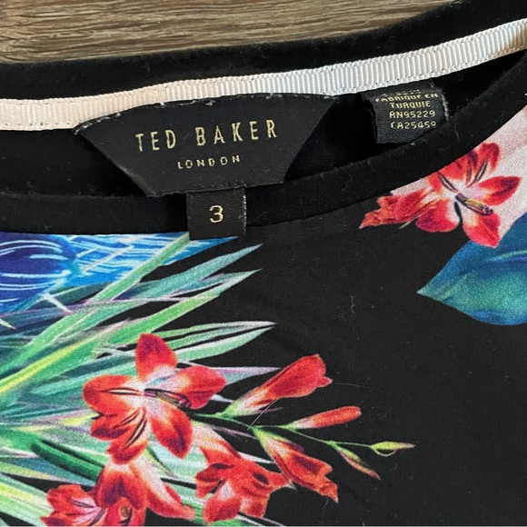 Ted Baker | Tops | Ted Baker Tropical Floral Tee 3 | Poshmark